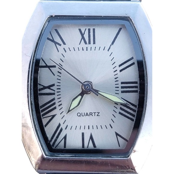 SKC | Accessories | Vintage Ladies 22mm Skc Quartz Watch Leather Roman ...